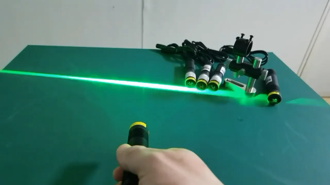 Waterproof Ip67 D22x100mm 520nm Green Line 10mw 30mw 50mw 80mw 135mw ...