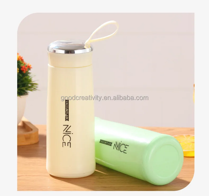 Amazon Hot Sale Nice Glass Liner Simple Department Store Student Bottle Advertising Gift Thermos ...