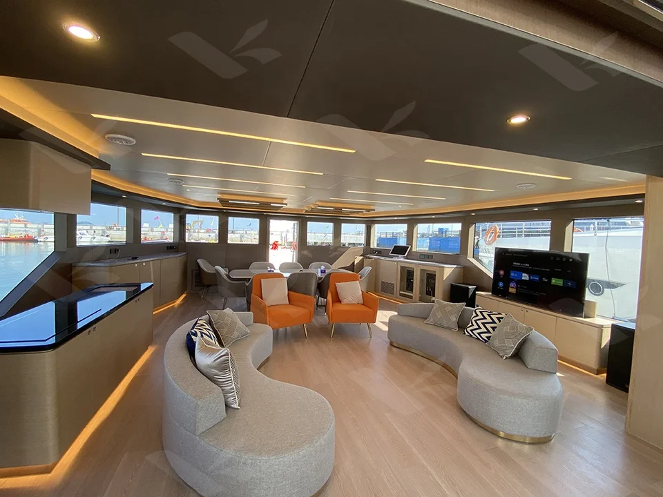 55ft Catamaran - Luxury Yacht China - Fiberglass Yacht for Sale