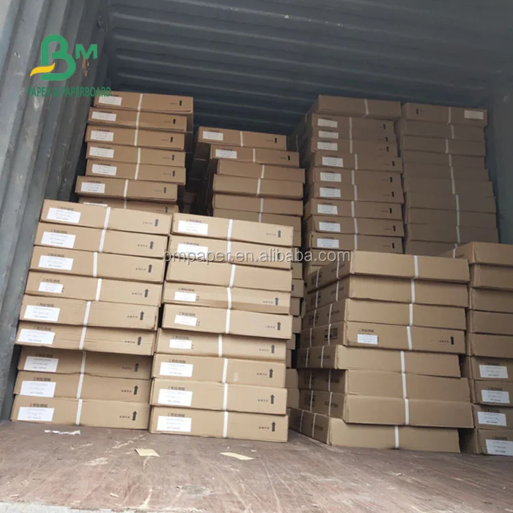 White Bond Plotter Paper Roll 75gr 80gr Cad Engineering Drawing Paper ...