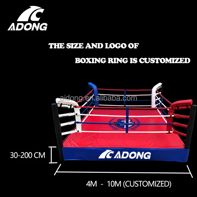 Aidong Pro Official Fighting Price Boxing Ring Aiba Elevated Wrestling ...