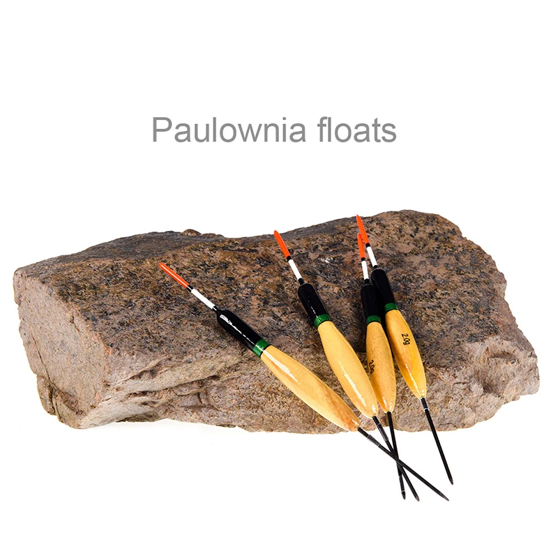 10 Pcs Fishing Paulownia Floats Fishing Buoy River Lake Vertical Buoy ...