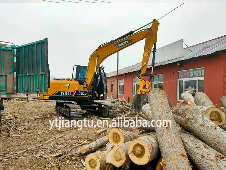 Log Grab Wood Grapple Rotary Hydraulic Log Grab for Excavator| Alibaba.com