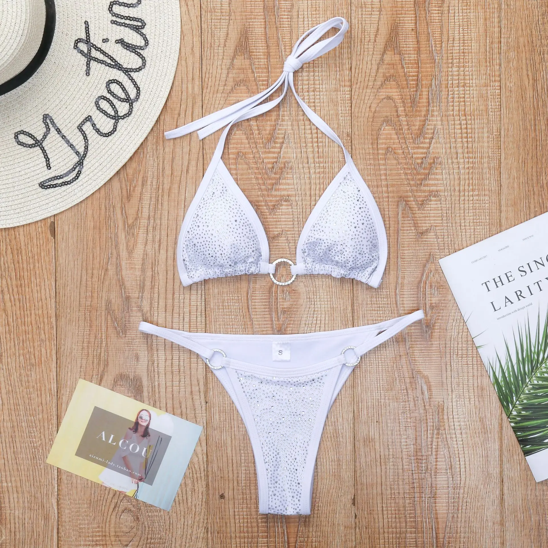Wholesale Beach Girl Mini Micro Bikini Hot Sexy With Diamond Extreme