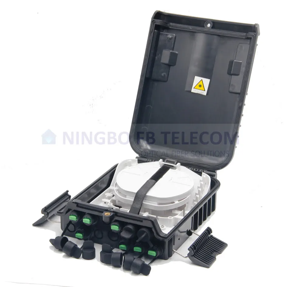 FTTH Outdoor Waterproof 8/12/16 fibers Fiber Optic Pre-connnected Nap ...