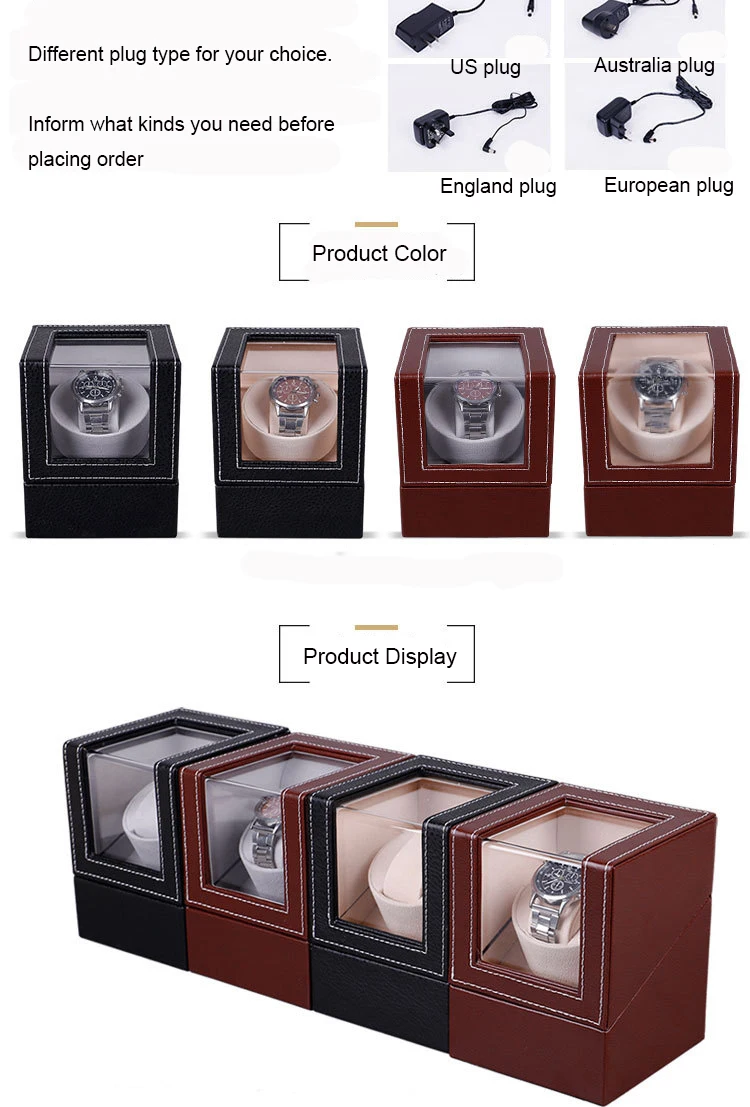 Luxury Watch Box Packaging Rotating Watch Winder Box Hot Selling ...