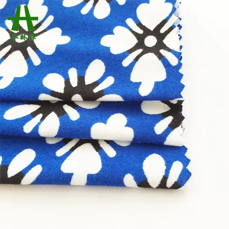 Mulinsen Textile Hot Sale 100D Soft Light Weight DTY Brush Print Jersey ...