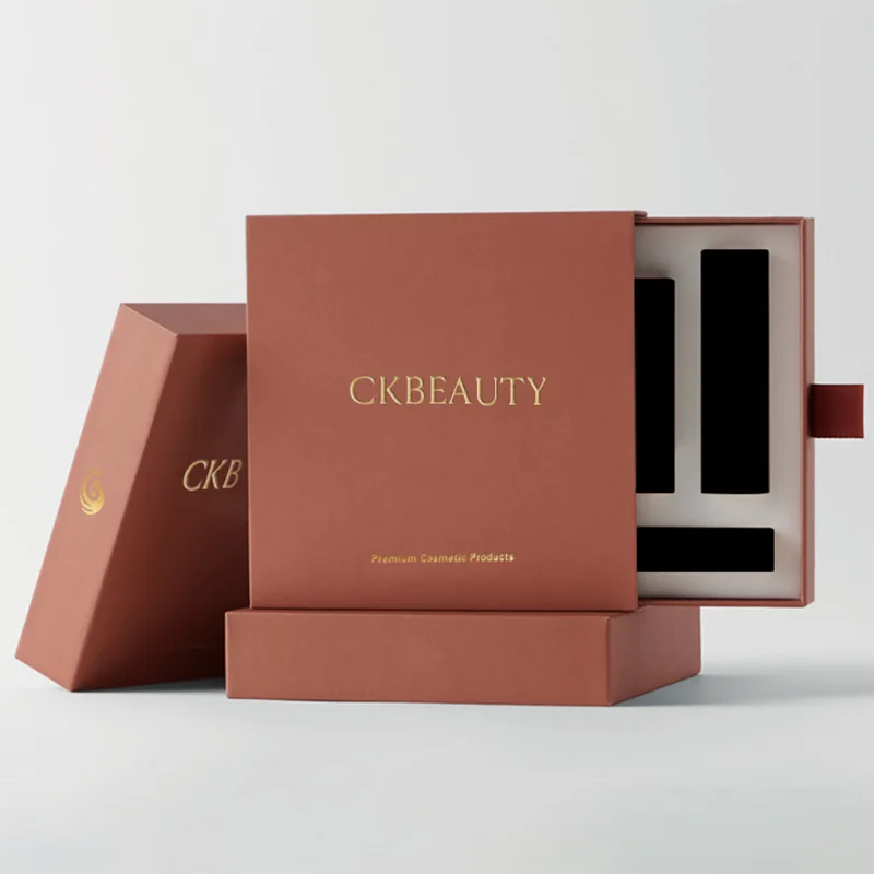 Custom Color Printed Luxury Premium Paper Cosmetic Kits Packaging Gift ...