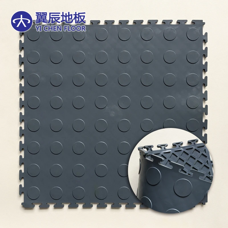 HEAVY DUTY T-JOINT PVC INTERLOCKING GARAGE TILES by Yichen