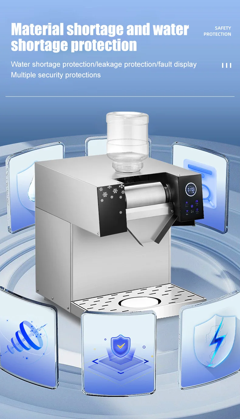 QUATE Portable Bingsu Shaved Machine - Electric Snow Ice Shaver