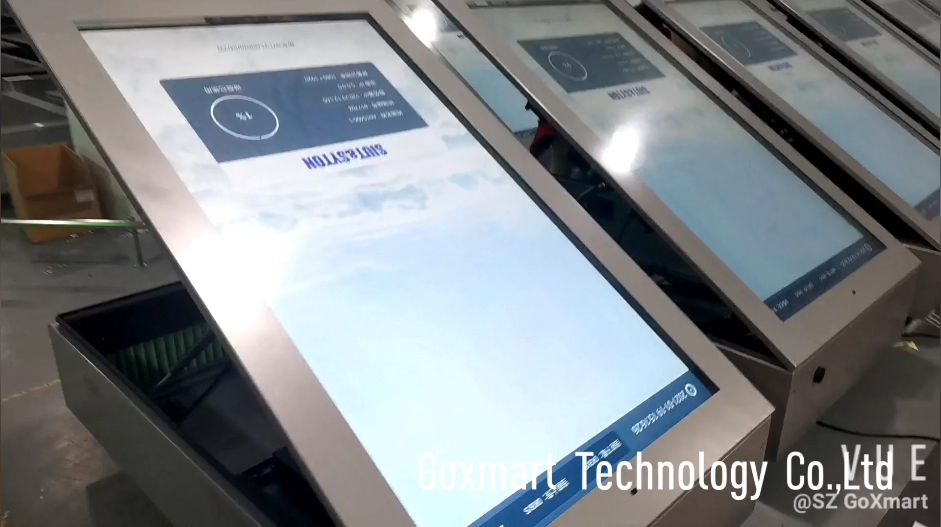 Outdoor Lcd Electronic Newspaper Reading Column Machine Complete ...