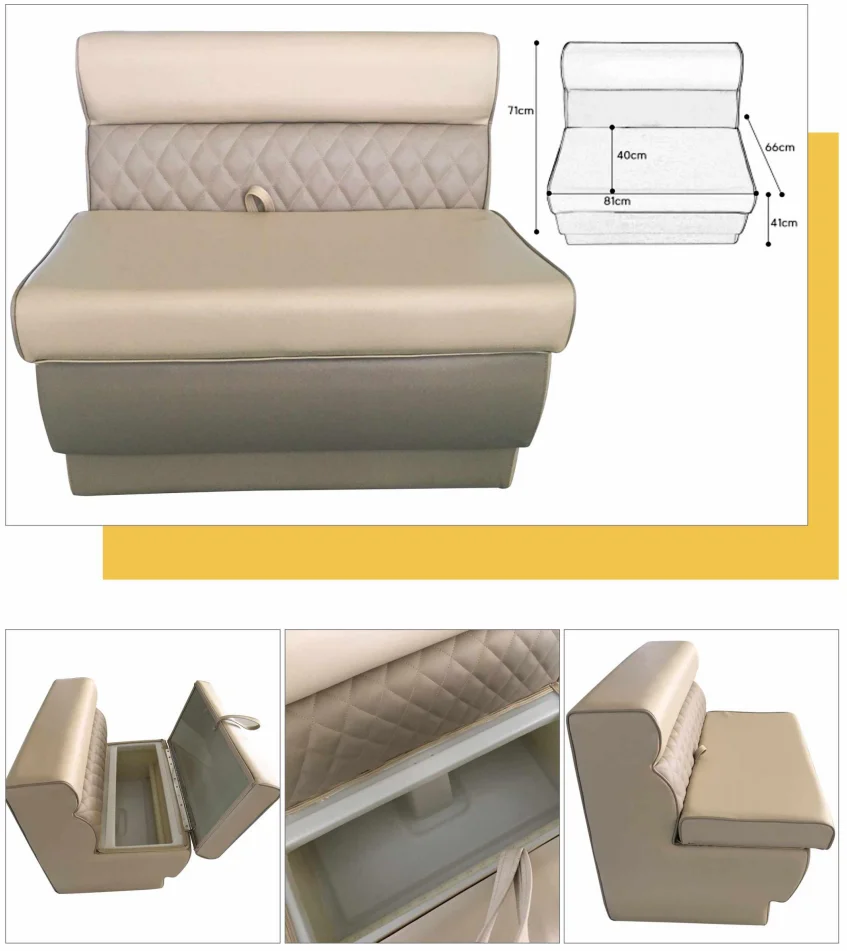 Allshine Mainre Premium Pontoon Furniture Sofa Boat Seats