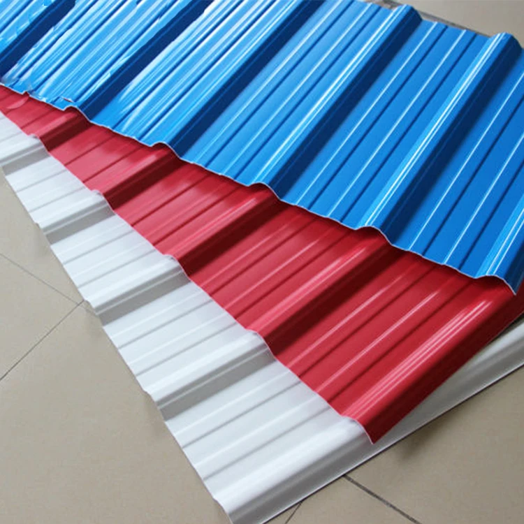 Apvc Plastic Fiber Board Pvc Roof Tile/color Last Factory Building Roof ...