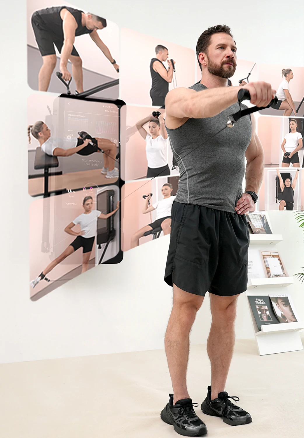 ASITA Tonal Smart Home Gym Mirror - Multifunctional Fitness Equipment ...