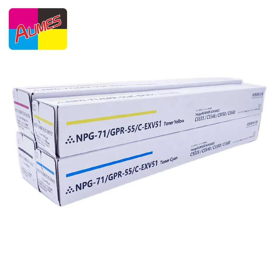 Aumes Original Toner For Canon Npg41 Npg45 Npg46 Npg47 Npg48 Npg52 Npg65 Npg66 Npg67 Npg71 Npg76 ...