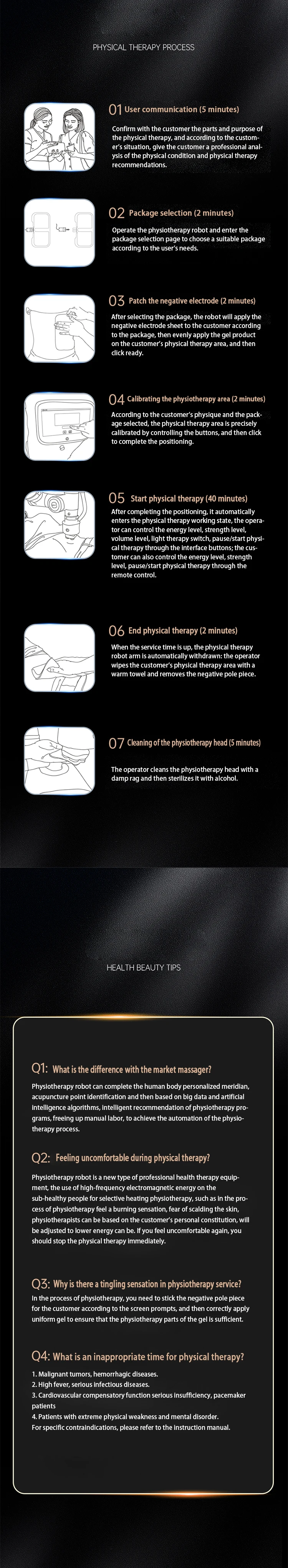 Acupuncture Physiotherapy Machine - Gentle Massage Robot