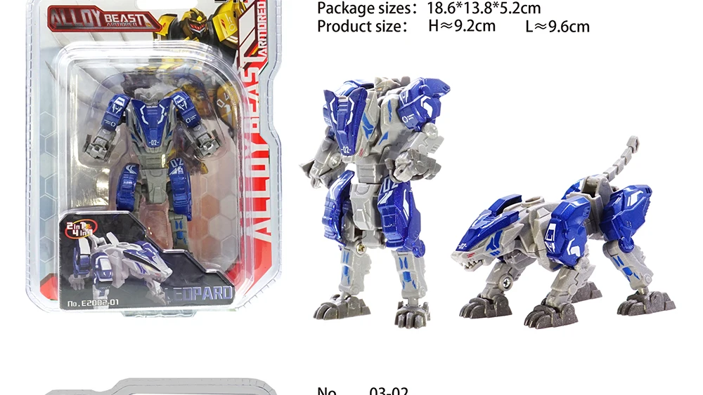Cheap Alloy Series Metal Beast Deformation Robot Diecast Toy Manual ...