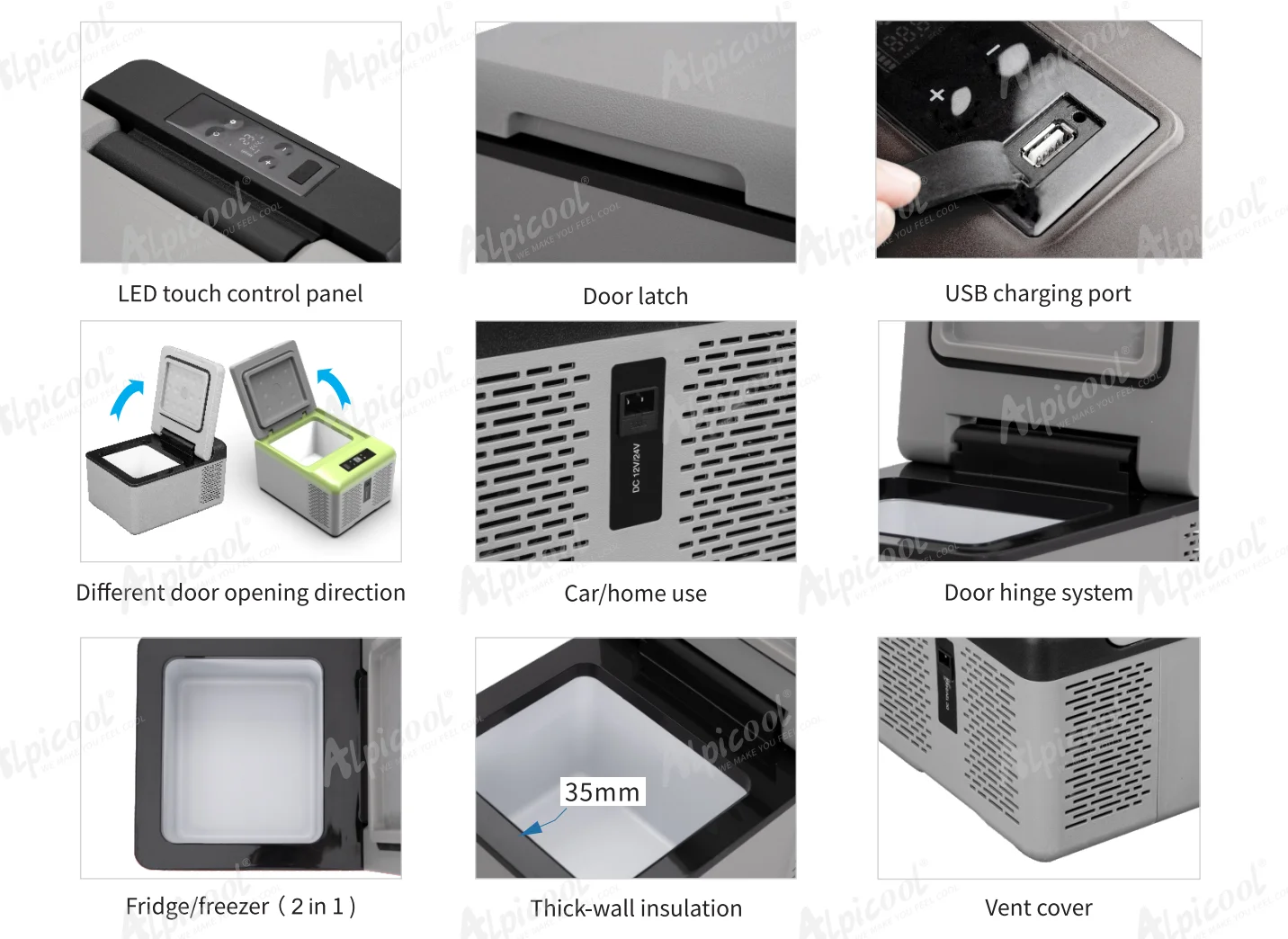 Alpicool C12P Portable Fridge - Versatile Cooling Solutions