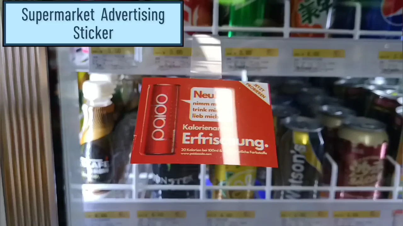 Wholesale Supermarket Advertising Shelf Display Wobbler Sticker Shelf ...