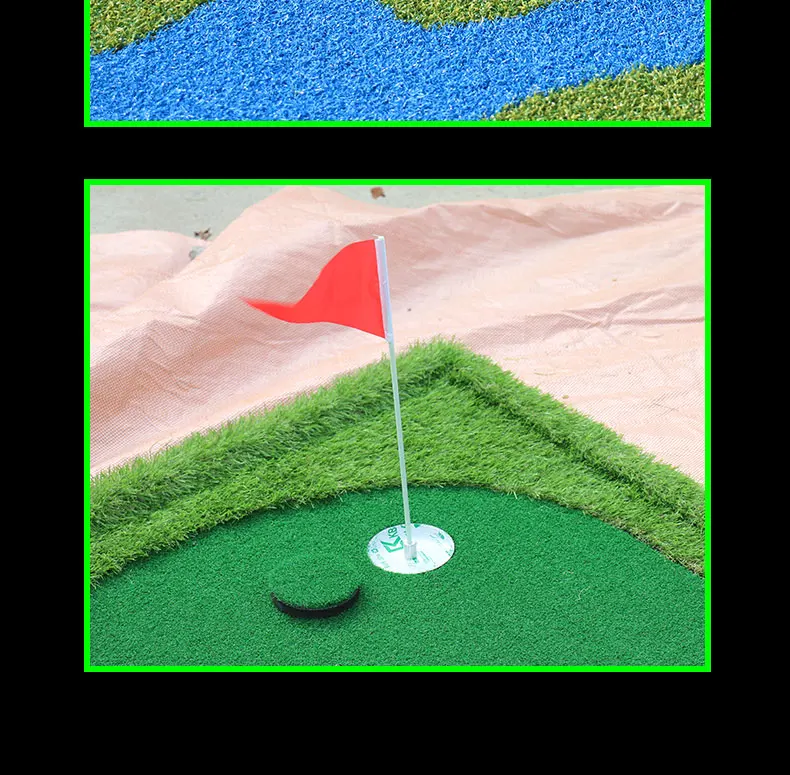 Mini Golf Practice Putting Green - 9-Hole Artificial Grass