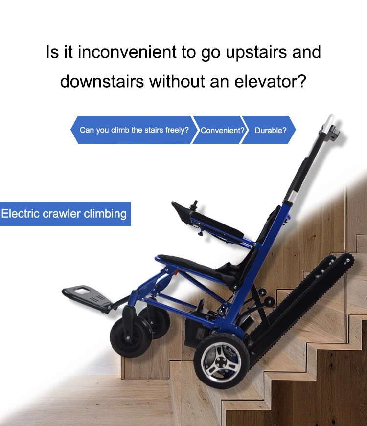 Powered Electric Stair Climbing Wheelchair - Buy Wheelchair For Stairs ...