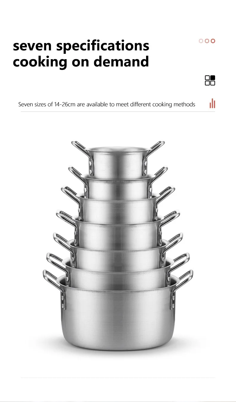 Aluminum Cooking Pot - Eco-Friendly Cookware Set