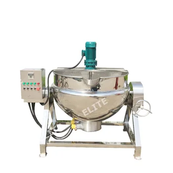 100l Industrial Double Jacketed Cooking Mixer Kettle For Fruit Jam ...