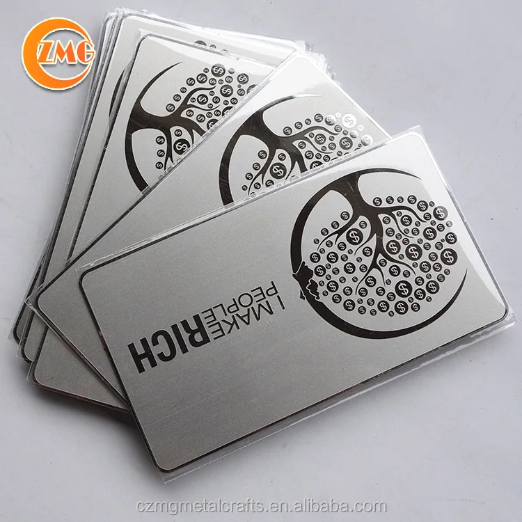 Laser Cut Engraved Golden Metal Business Card In Cheap Price - Buy ...