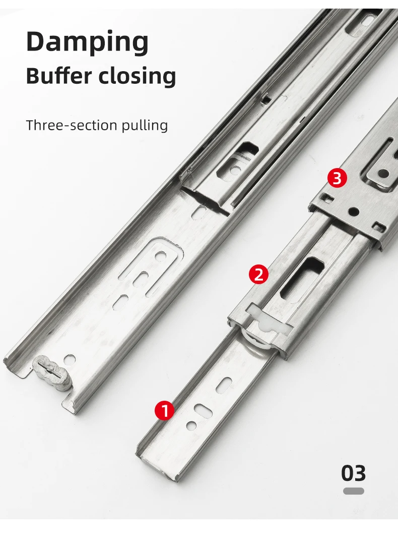 Sliding Tandem Box Type Drawer Sliding Full Extension Kitchen Cabinet ...