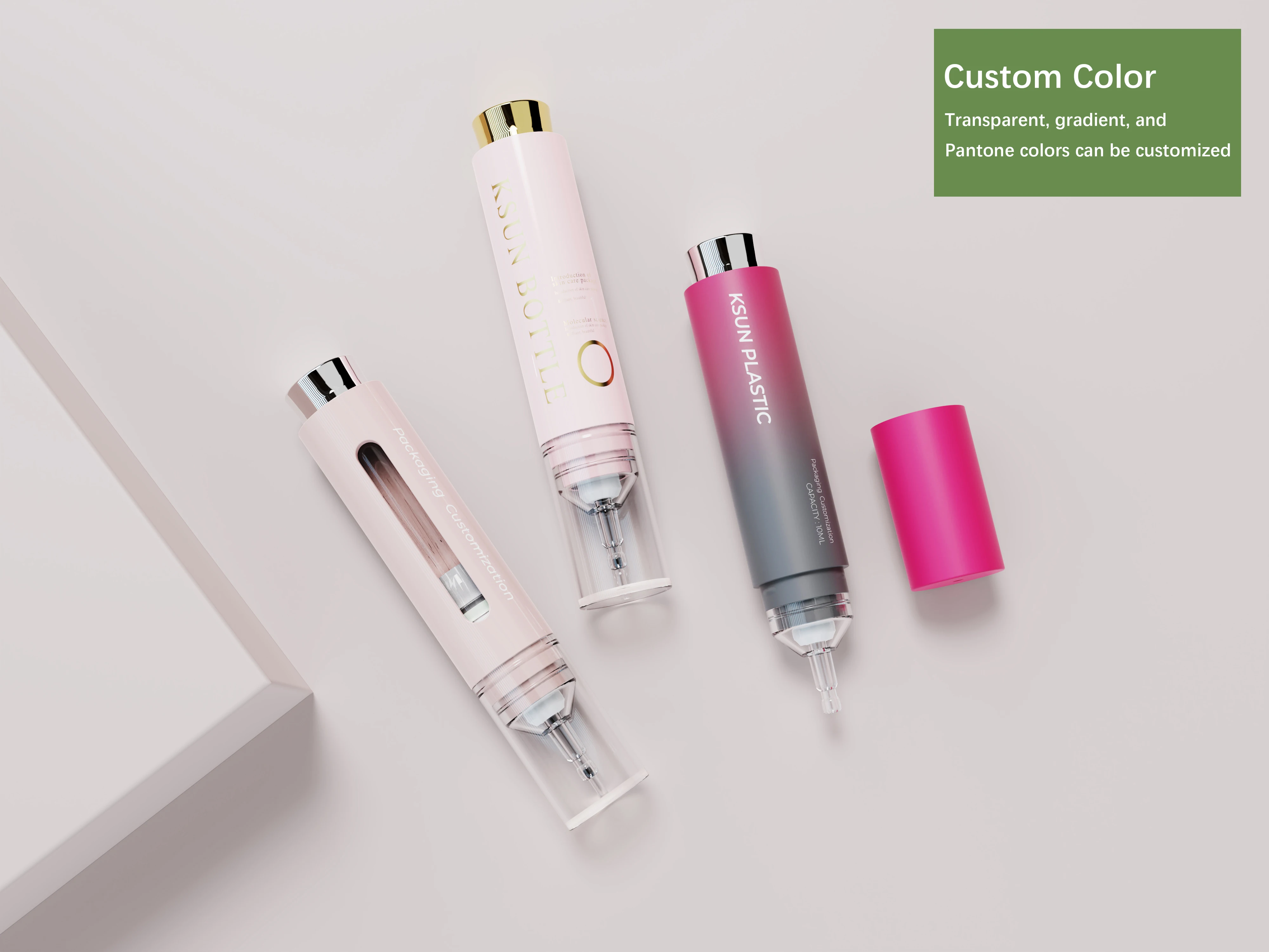 High Quality 10ml Plastic Essence Tube for Cosmetic Eye Cream