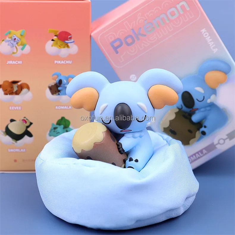 6 Style Sleep Pokemon Figures Ornaments Starry Dream Blind Box Pokemon ...