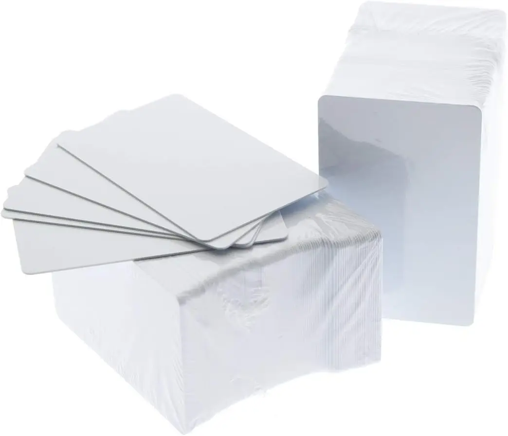 VG High Quality Printable Laminated Sublimation Plastic White Id ...