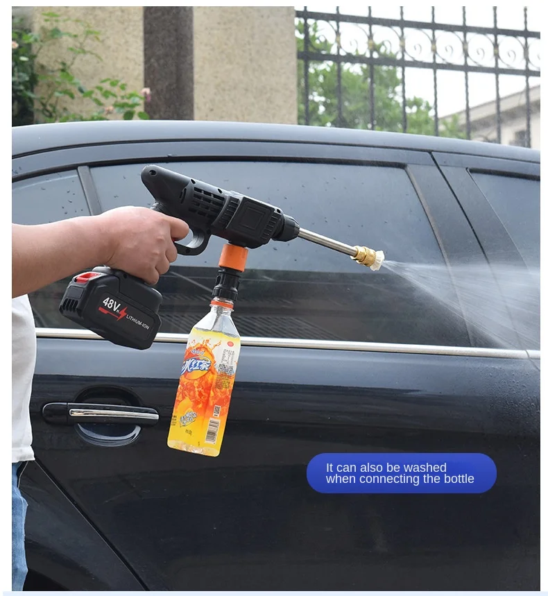 Odm 24v High Pressure Cordless Car Washer Wireless Spray Portable Water ...