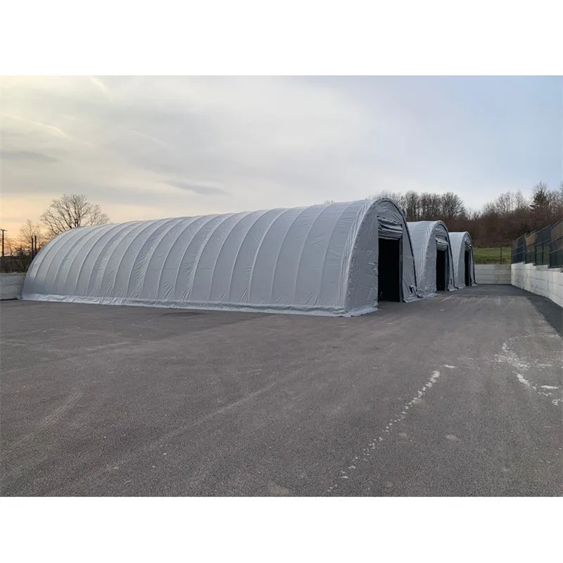 Galvanized Portable Steel Storage Building - Trussed Arch Design