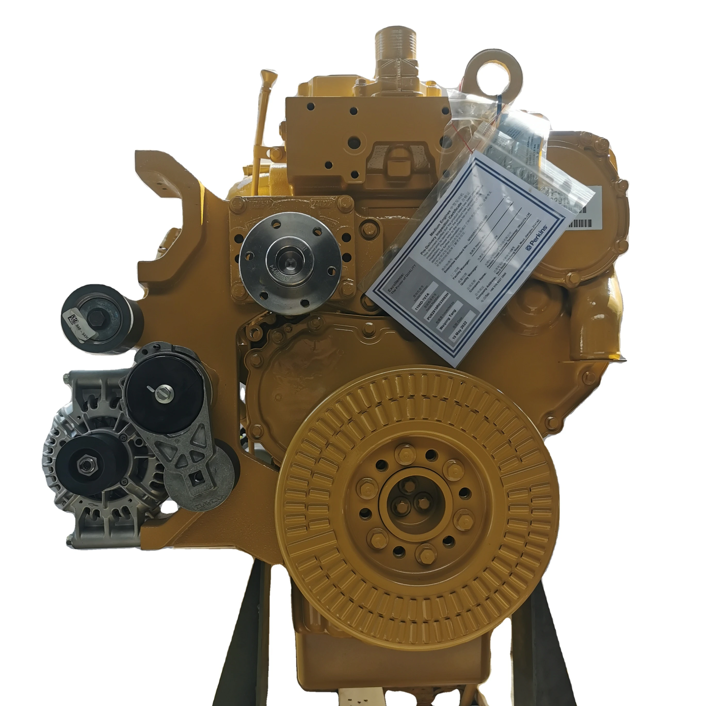 Complete Engine Assembly Pu82919r Perkins 1106d-70ta For Caterpillar ...
