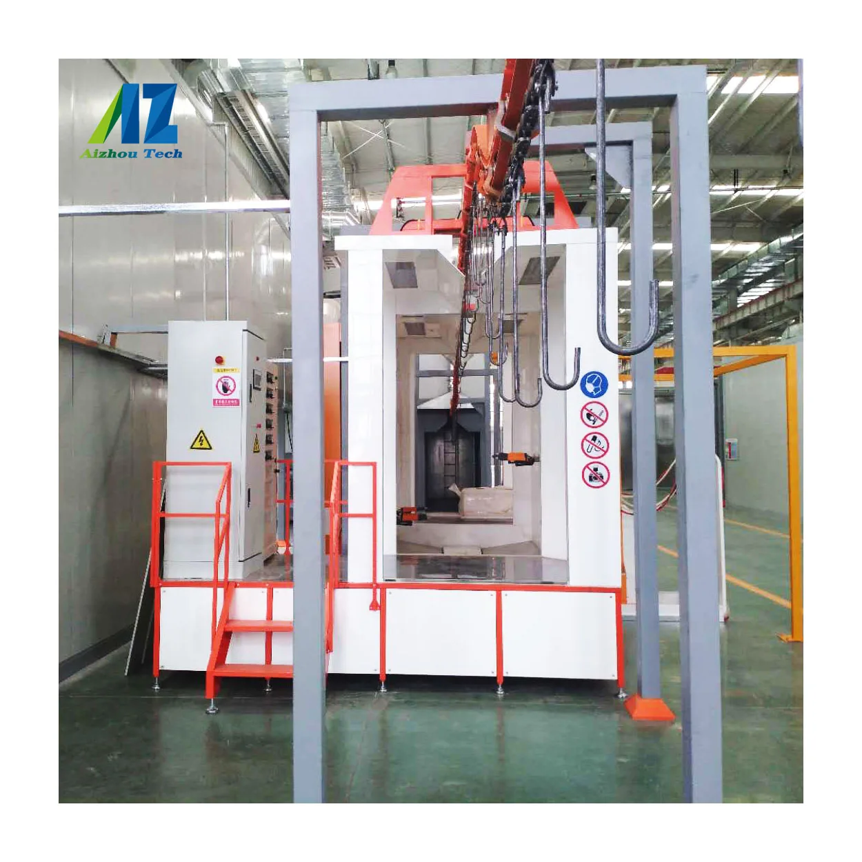 Full Automatic Metal Coating Powder Coating Production Line Powder ...