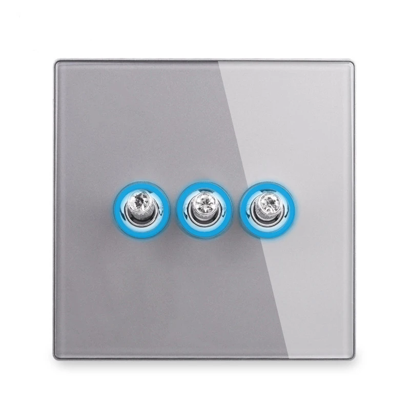 Uk Push Toggle Switch Electric Light Switch Panel Wholesale Wall ...