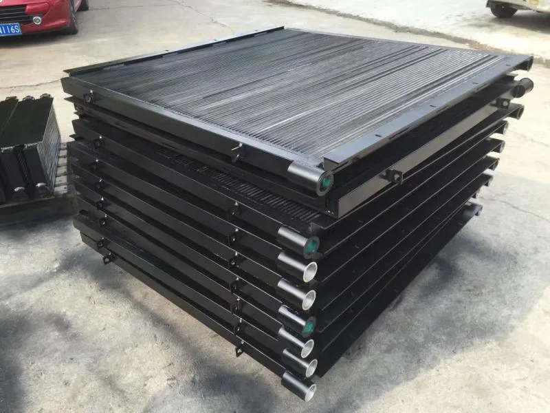 Aluminum Finned Hydraulic Oil Cooler Heat Exchanger Radiator For Air ...