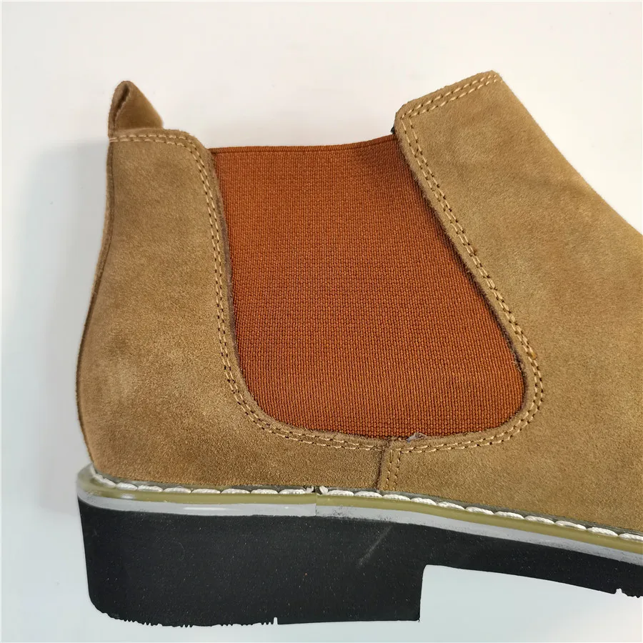 PDEP Men's Boots Middle Cut Men's tide Middle Cut Shoes Short Chelsea ...