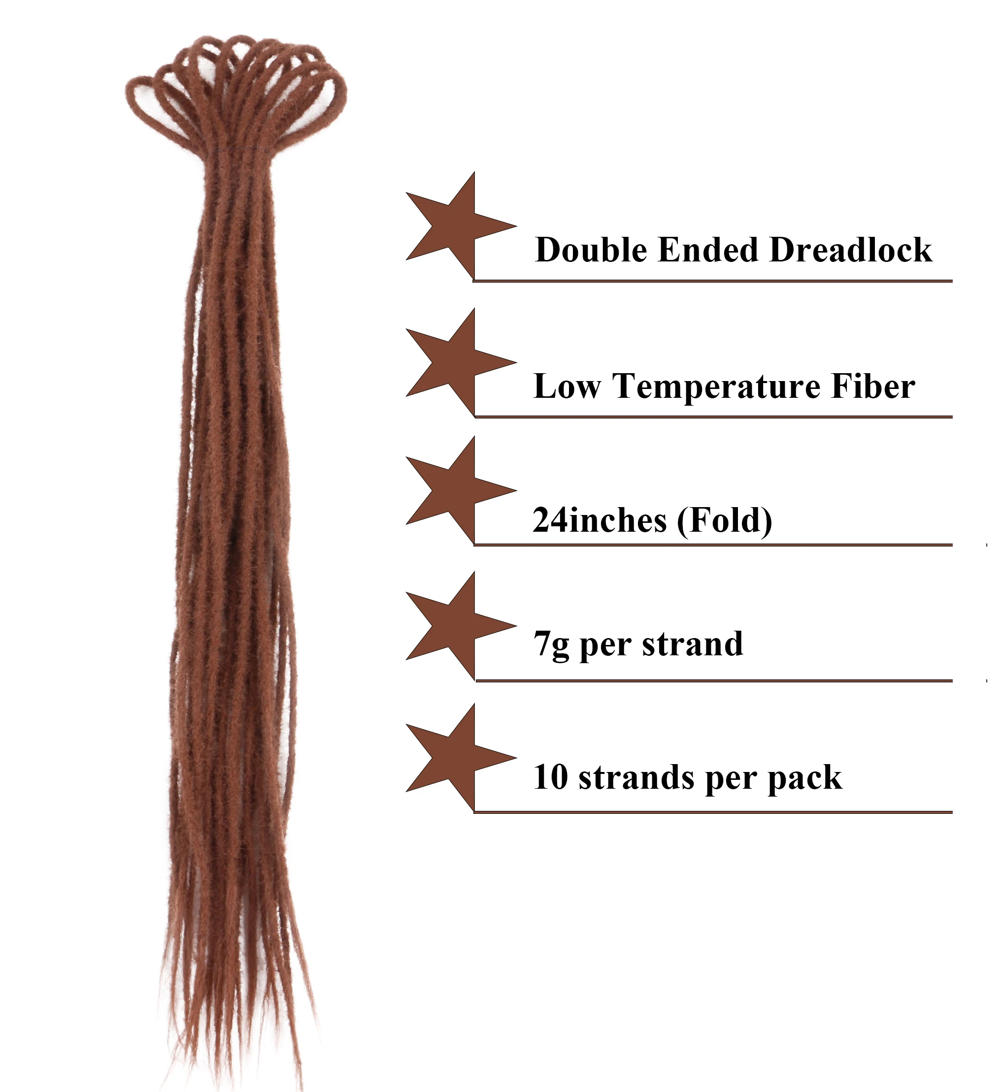XUCHANG HARMONY 24" Double Ended Crochet Locs Extensions