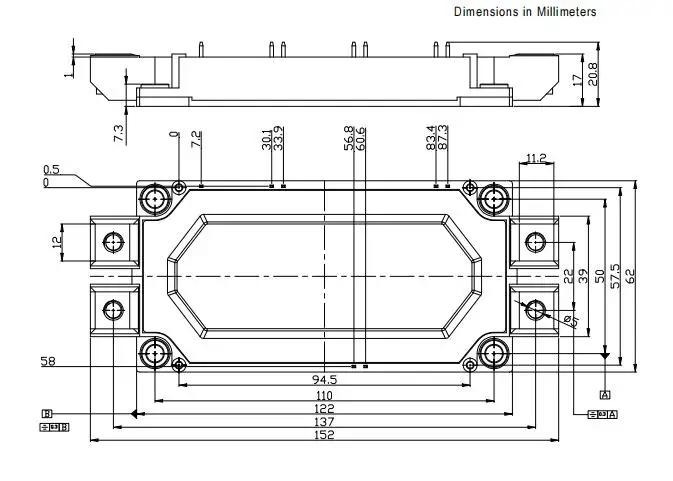 600b120e53 Igbt Power Module Ff600r12me4 2mbi600vn-120-50 Semiconductor ...