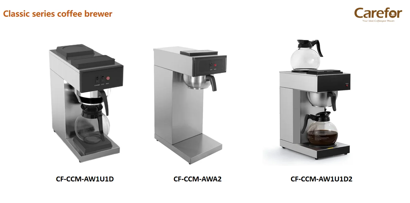 Multi-function Commercial Filter Coffee Machine Coffee Brewer With 2 ...