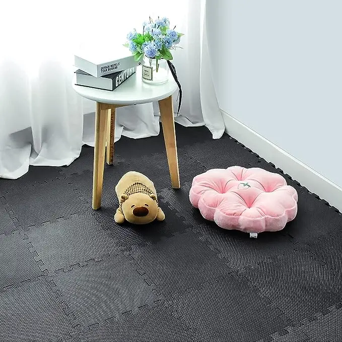 6 Pack Foam Puzzle Exercise Mat 1/3inch Thick Interlocking Tiles ...