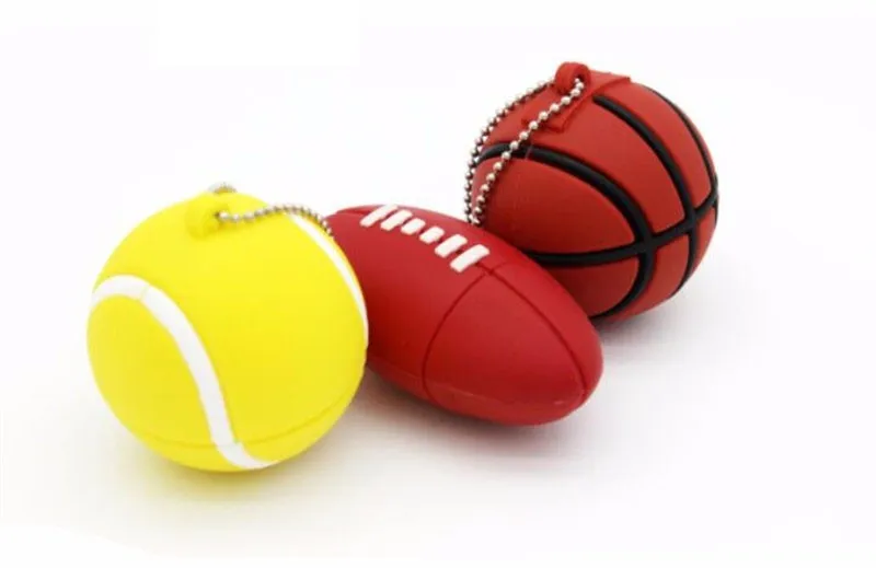 Alibaba.com: USB Flash Drive Rugby USB 2.0 Basketball Pen Drive Tennis ...