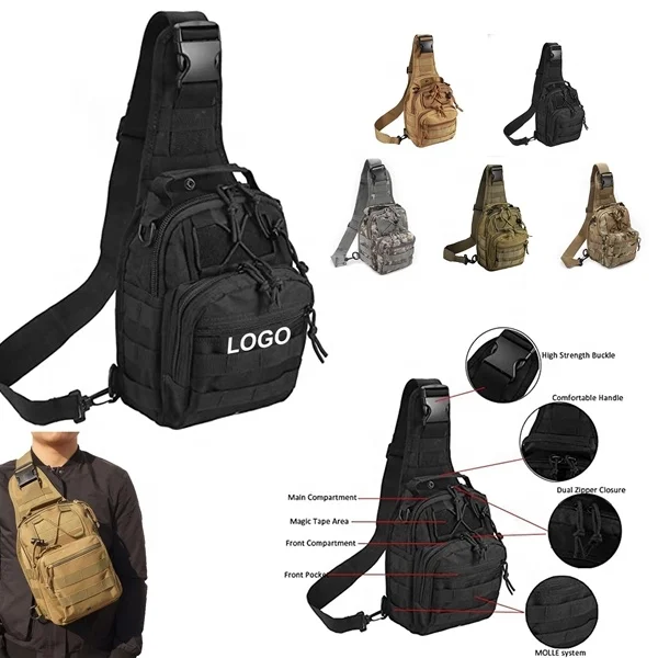 Outdoor Tactical Sport Backpack Men And Women's Chest Pack With ...