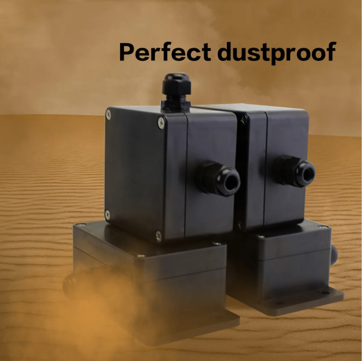 Black Junction Box - IP65 Waterproof Electrical Enclosure