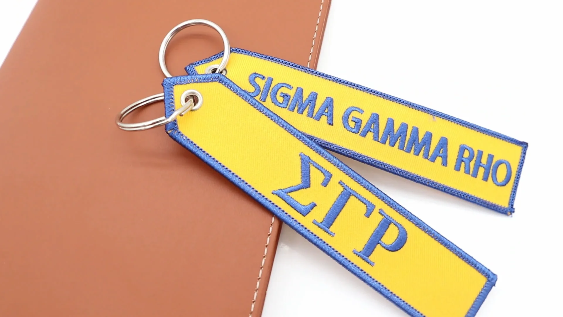 Top Grade Sigma Gamma Rho Greek Sorority Gifts Embroidery Keychain ...