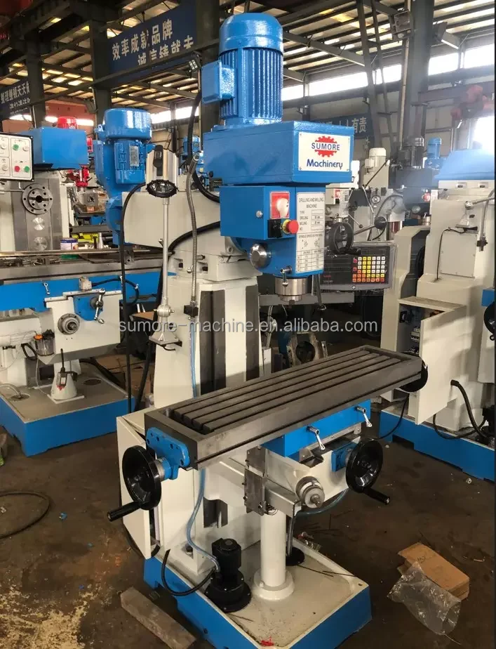 Sumore High-Speed Iso40 Vertical Turret Milling Machine X6325 X6328 3 ...