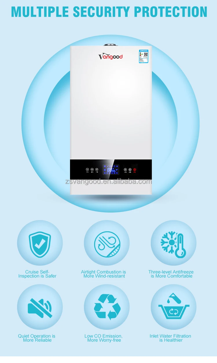 Combi-boiler Heating Boiler 24 Kw Combi Gas Boiler Both Heating And Hot ...