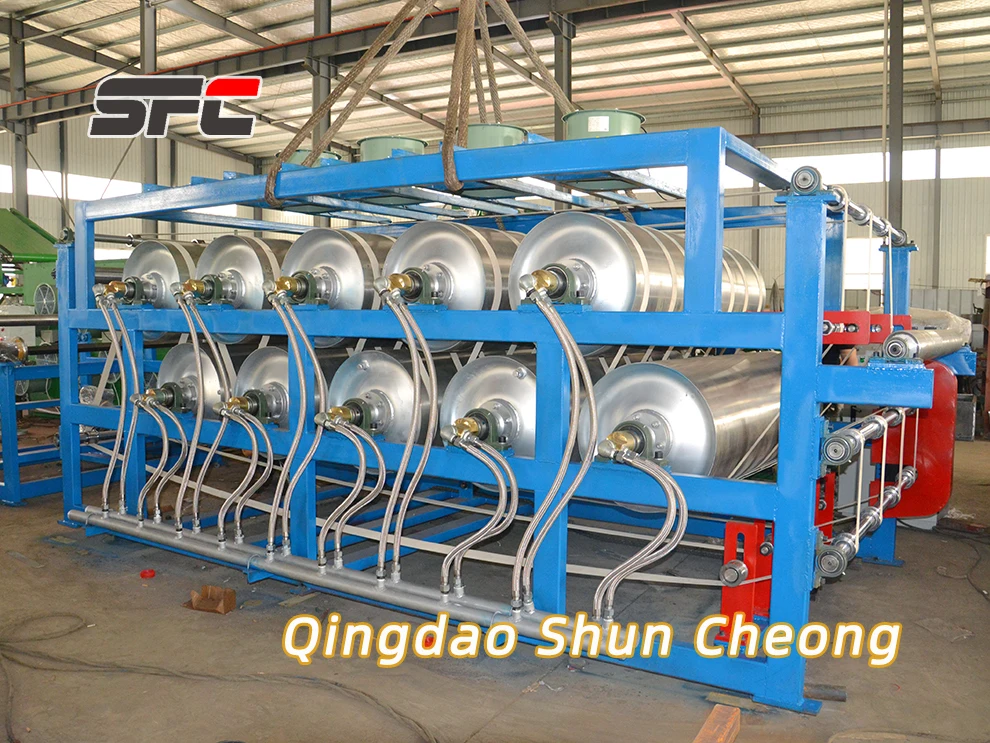 8 Roller through Water Cooling Batch off Cooler Rubber Sheet